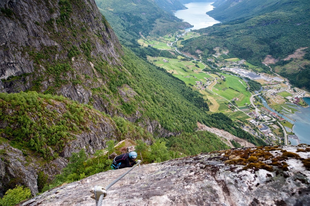 Views & Landscapes: Via Ferrata, Loen, Norway