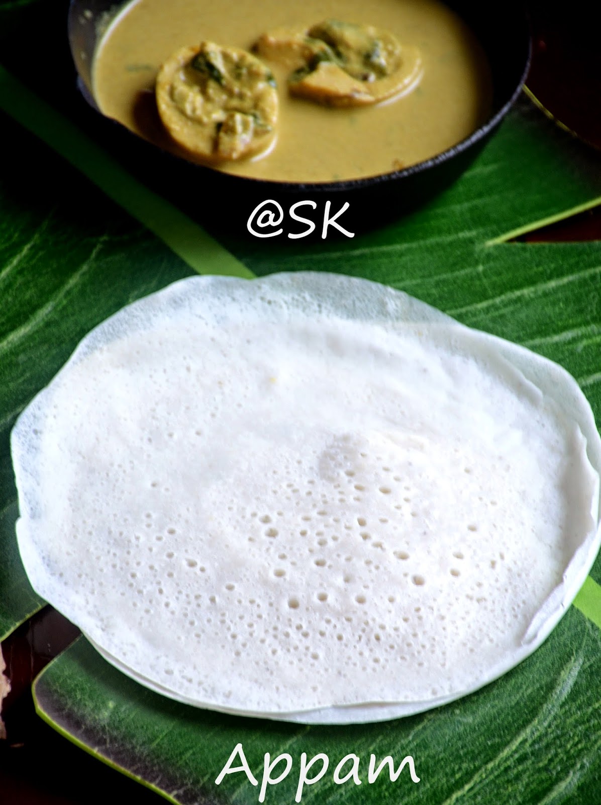 Savitha's Kitchen: Appam - முட்டை ஆப்பம் - A perfect and detailed appam ...