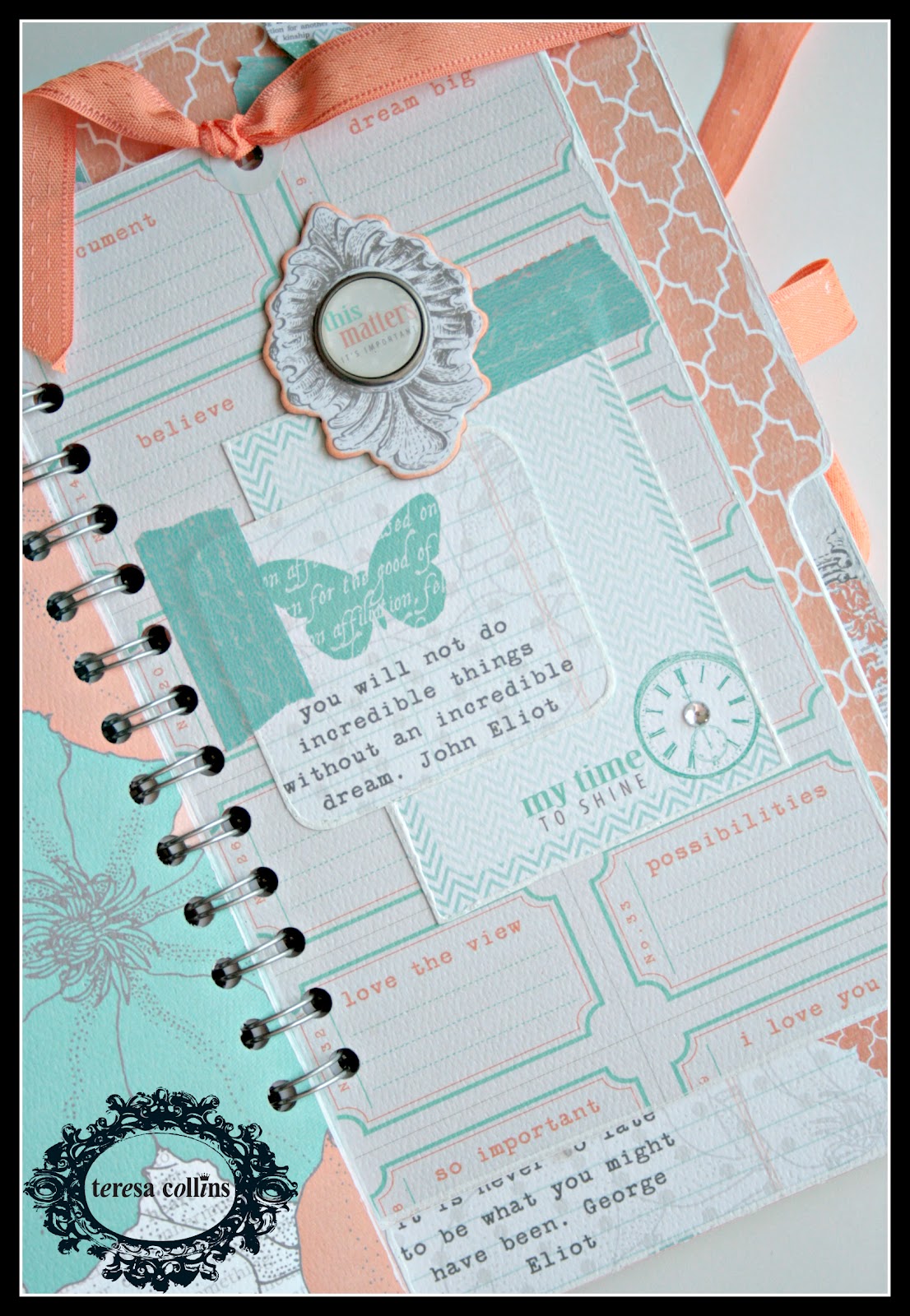 CHerInspirations: Journal book using Teresa Collins Tell Your Story