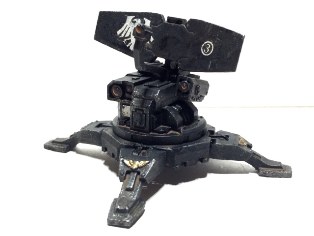 30Kplus40K: Horus Heresy Review: Tarantula Sentry Gun Battery