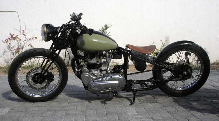 Custom Royal Enfield Bobber - way2speed