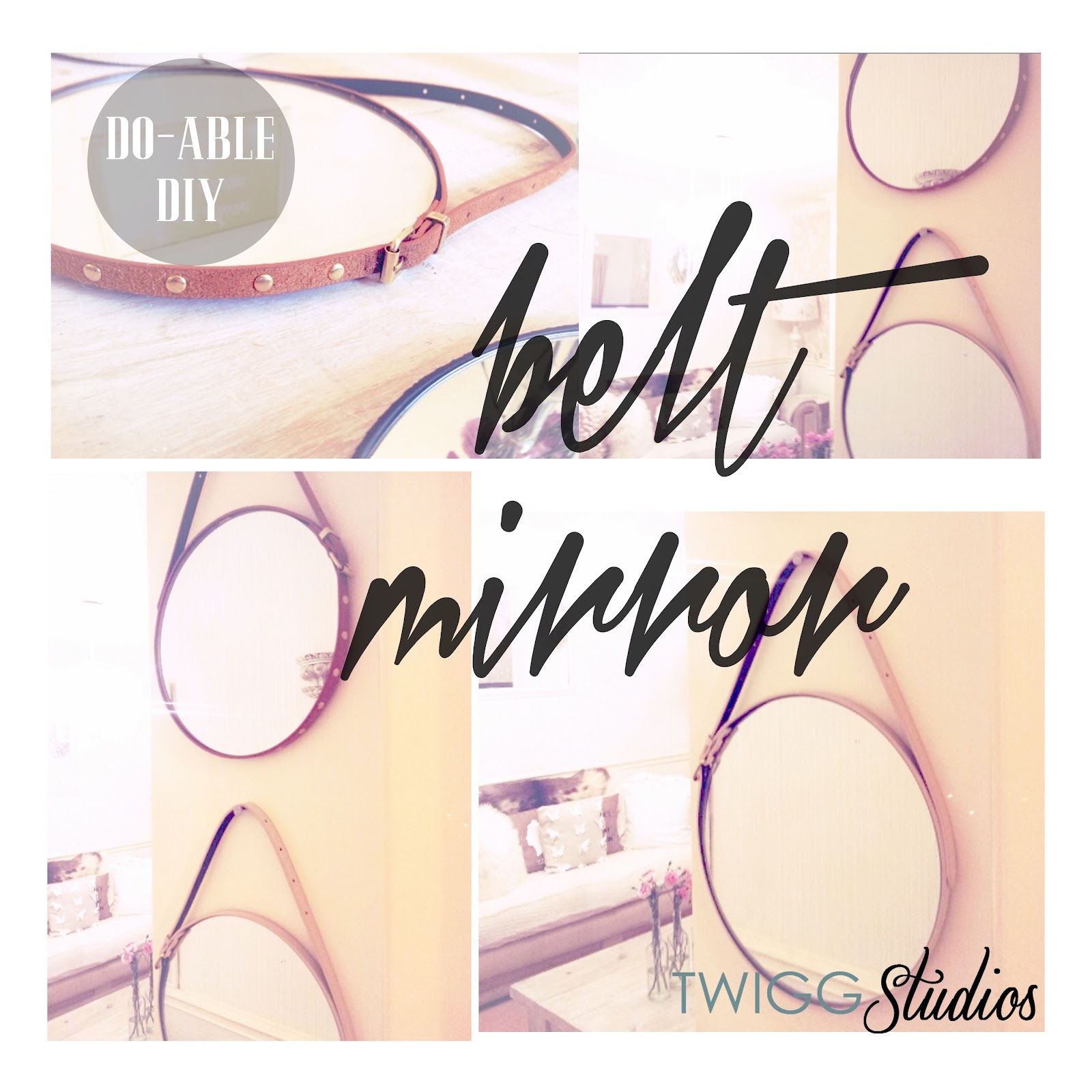 belt mirror diy