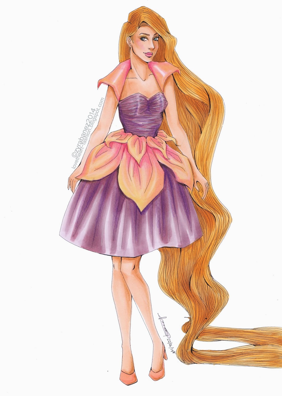 PRINCESS RAPUNZEL | Hair Style Fashion