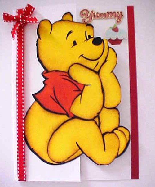 Paper Craft Creations: Winnie the Pooh Card