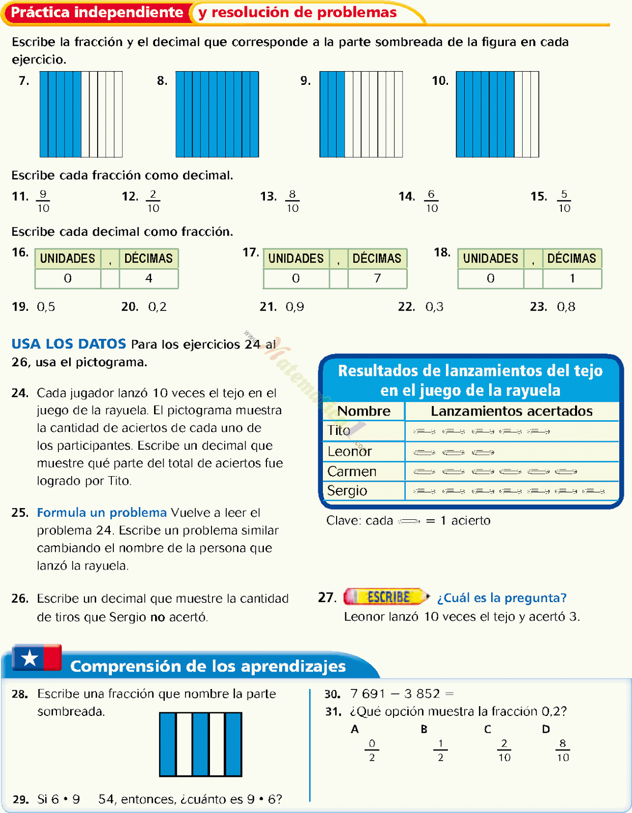 DECIMALES Y MEDICION EJEMPLOS Y EJERCICIOS DE PRIMARIA O BASICO PDF