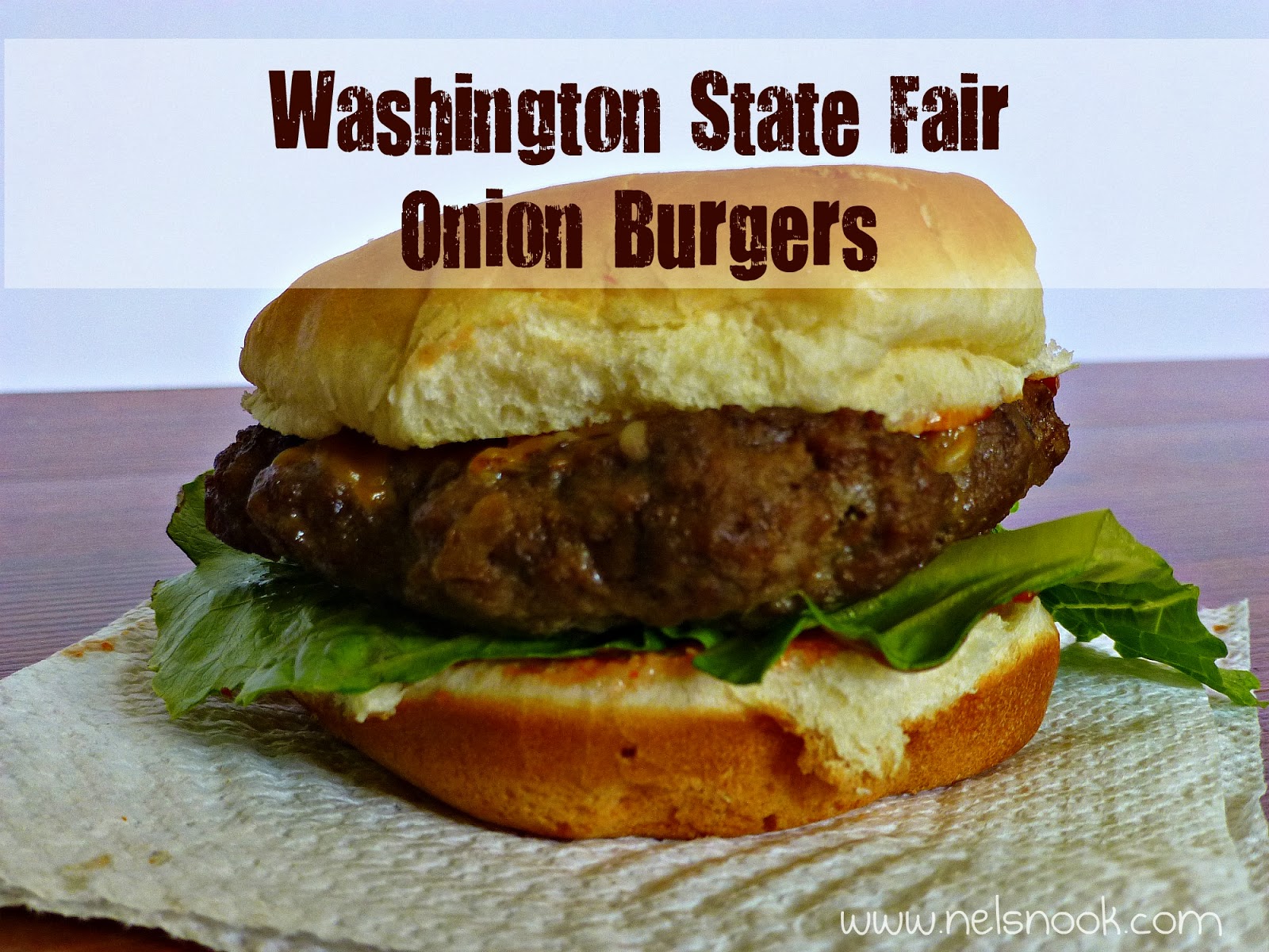 Washington State Fair OnionBurgers