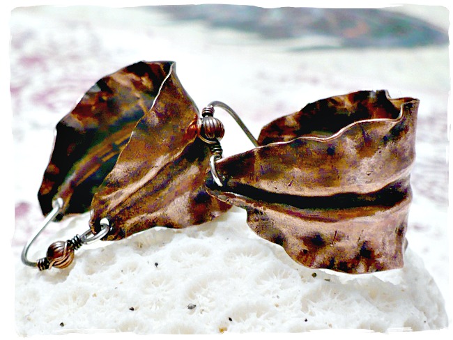 Earrings Everyday: Metal Ruffles