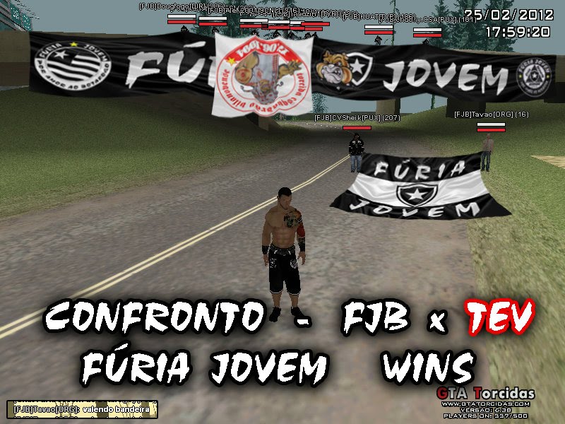 Fúria Jovem do Botafogo - GT: //_\\ Panos/Faixas Tomados