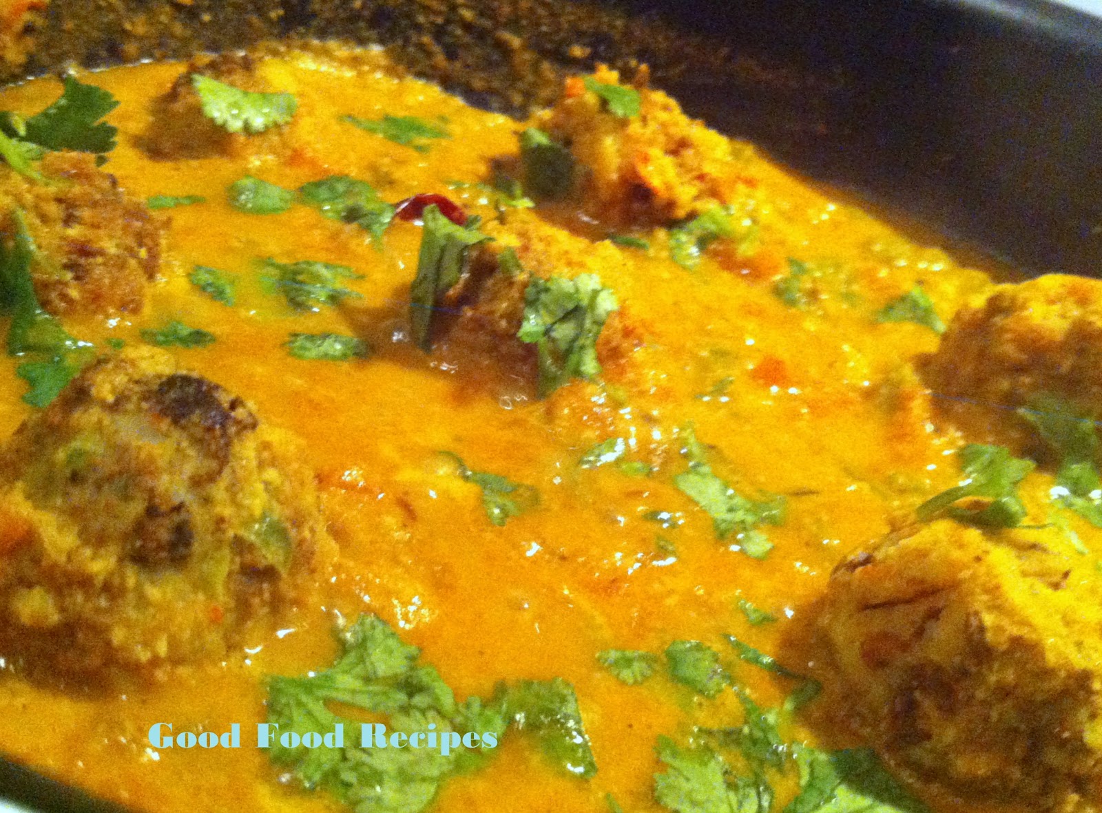 Vegetable Kofta with capsicum masala curry