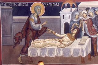 Saint Tabitha, Who Was Raised From the Dead by the Apostle Peter ...