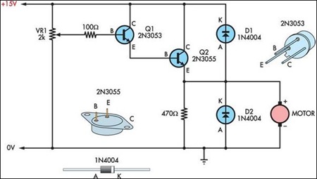 Dual Basic Motor Speed Controllers Circuit Diagram | Super Circuit Diagram