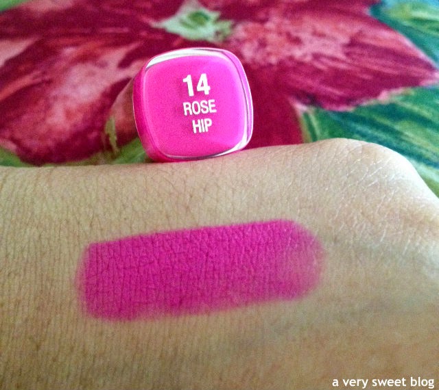 Milani Color Statement Lipsticks: Rose Hip (14), Sweet Nectar (01) and ...
