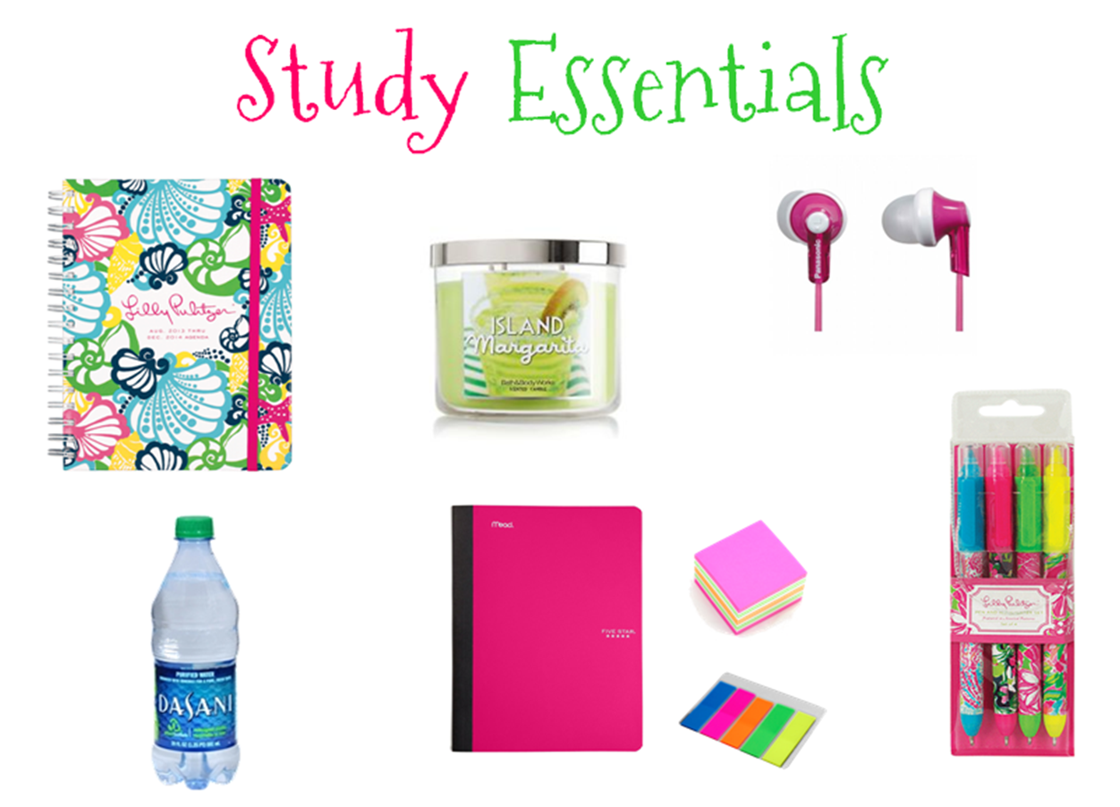 Stay Fabulous: Exam Week: Study Essentials