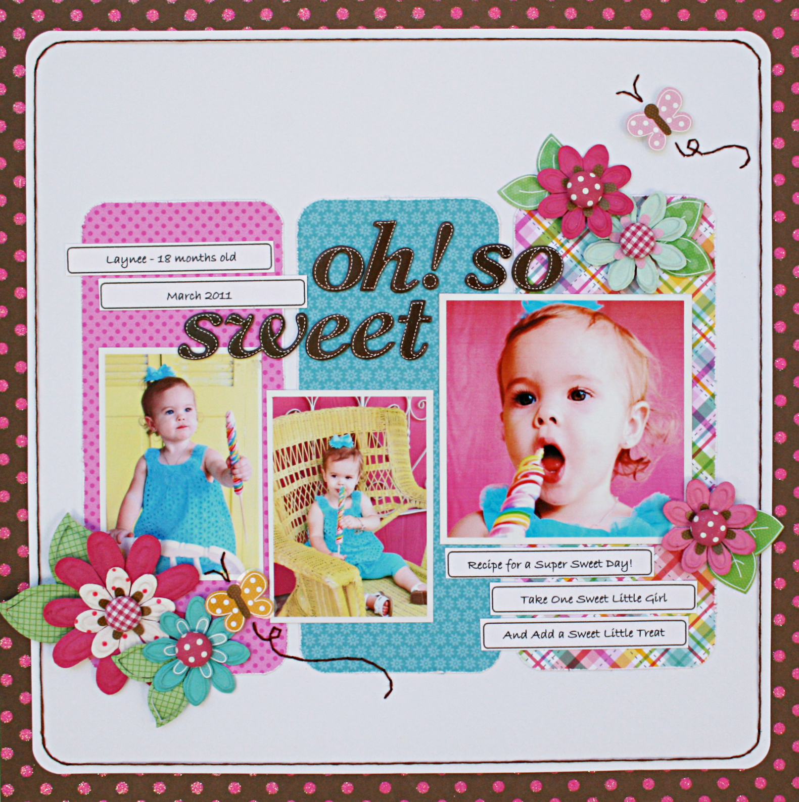 Just the Scrap: Sketch Support One-Page Sketch and a Giveaway!