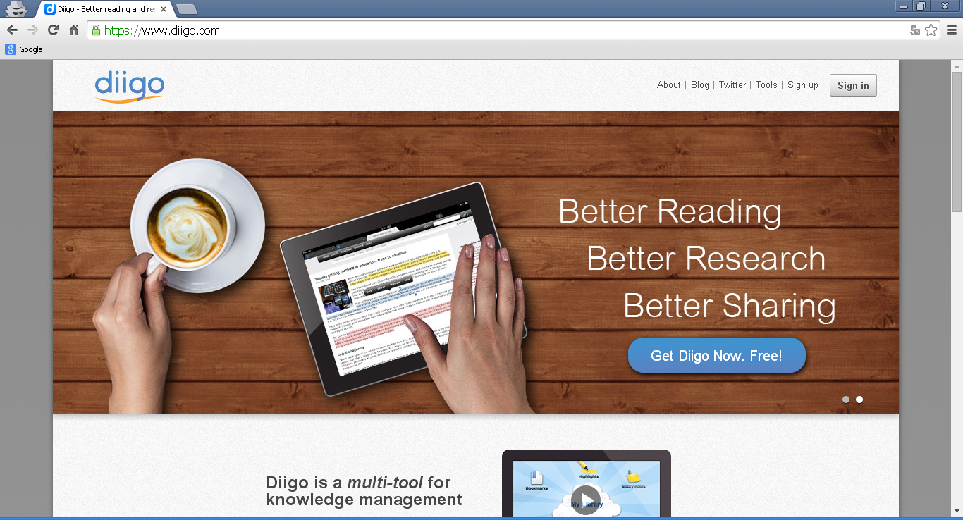 Tecnología Información y Comunicación.: Diigo
