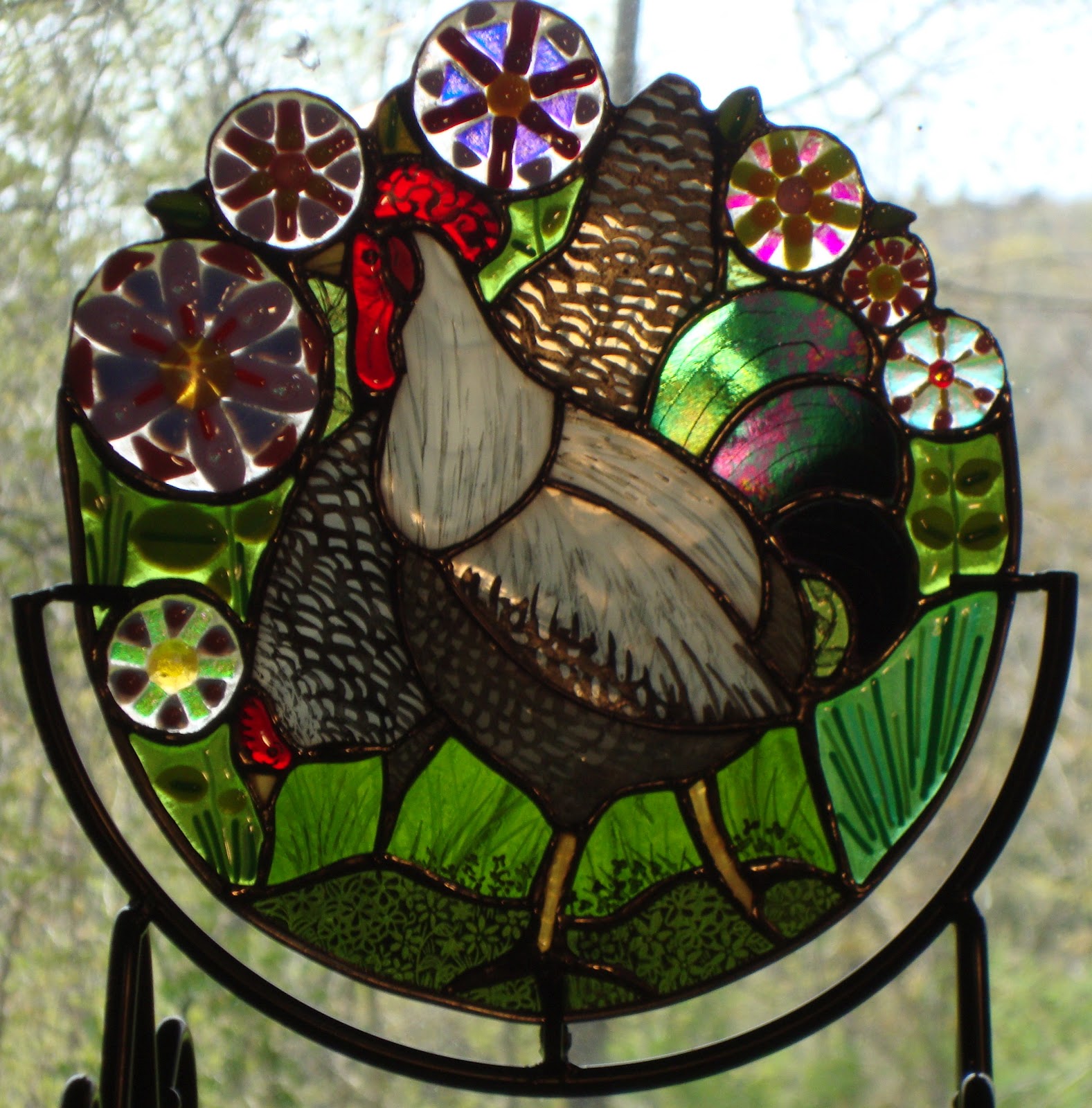 Life as a Glass Artist: Chicken Art in Brandon