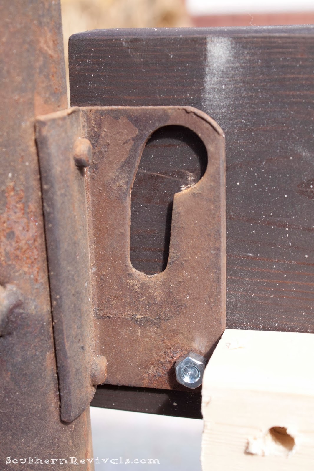 How to Make a Frame for an Antique Metal Bed | And Seal-in a Rusty ...