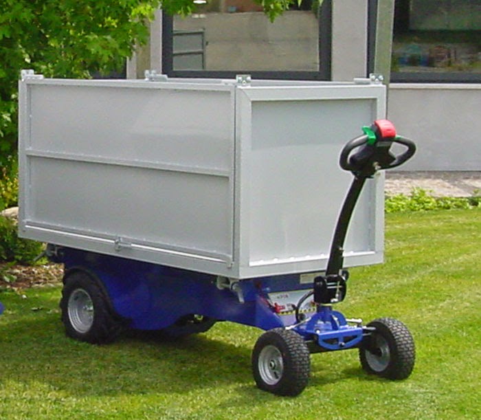 Electric flatbed carts Zallys made in Italy: Electric powered flatbed ...