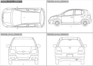 MISCELLANEOUS DATA STORAGE 2 for CAD Drawings: [JWS/DWG] TOYOTA Vitz 2004