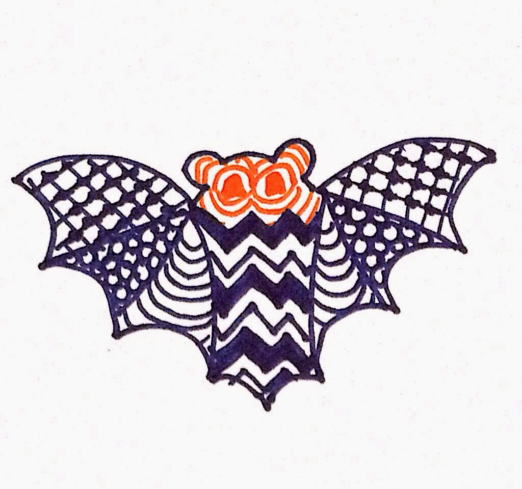 Using Zentangle Inspired Art For Kids As A Quick Halloween Craft ...