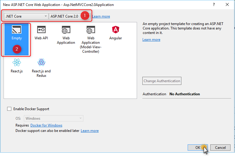 How to Create Asp.Net MVC Core 2.0 Application - Dot Net Techpoint
