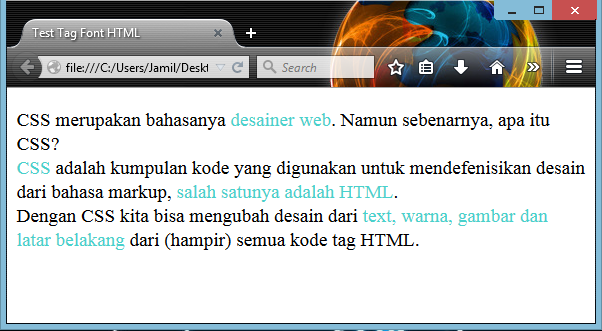 Cara Menginput Kode CSS ke Halaman HTML. - ALGORITMA