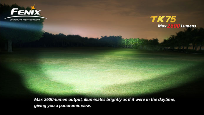 the most poweful Fenix flashlight- TK75 | fenixlight