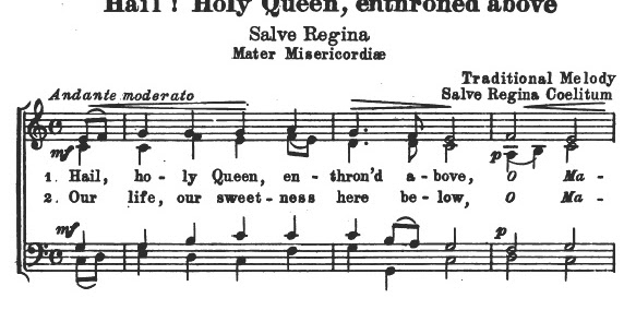 Hail, Holy Queen enthroned above