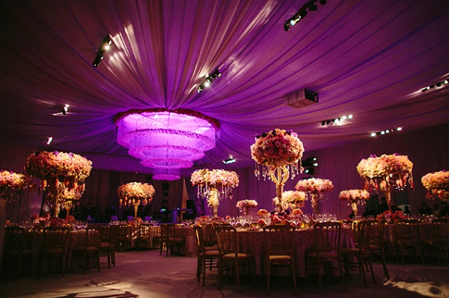 URBANE DIARY: Wedding Inspiration: Purple Lights