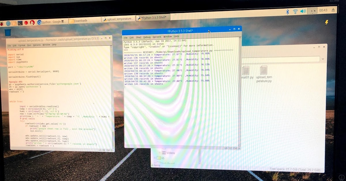 雜工日誌: (個人備忘筆記) 用 Python 實現透過 Google API 將 Arduino + SHT10 傳回的溫濕度資料 寫到 google sheets