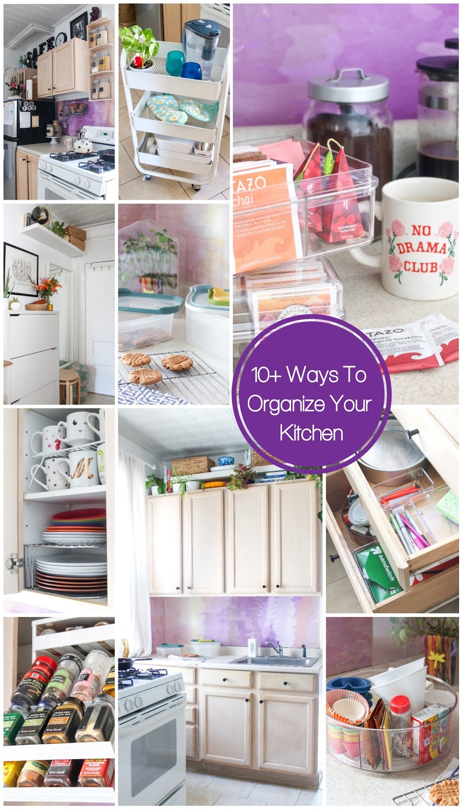 10 + Easy Ways To Organize Your Kitchen - TfDiaries