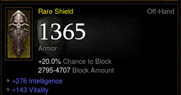 The Best Games Ever: Diablo 3 | Legendary and Set Shields Table