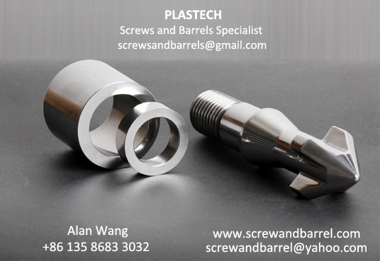 Demag injection screws, barrels, cylinders, screw tips and other front ...