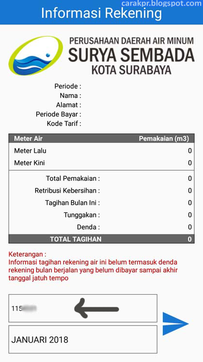 Cek Tagihan PDAM Surabaya | Cara KPR