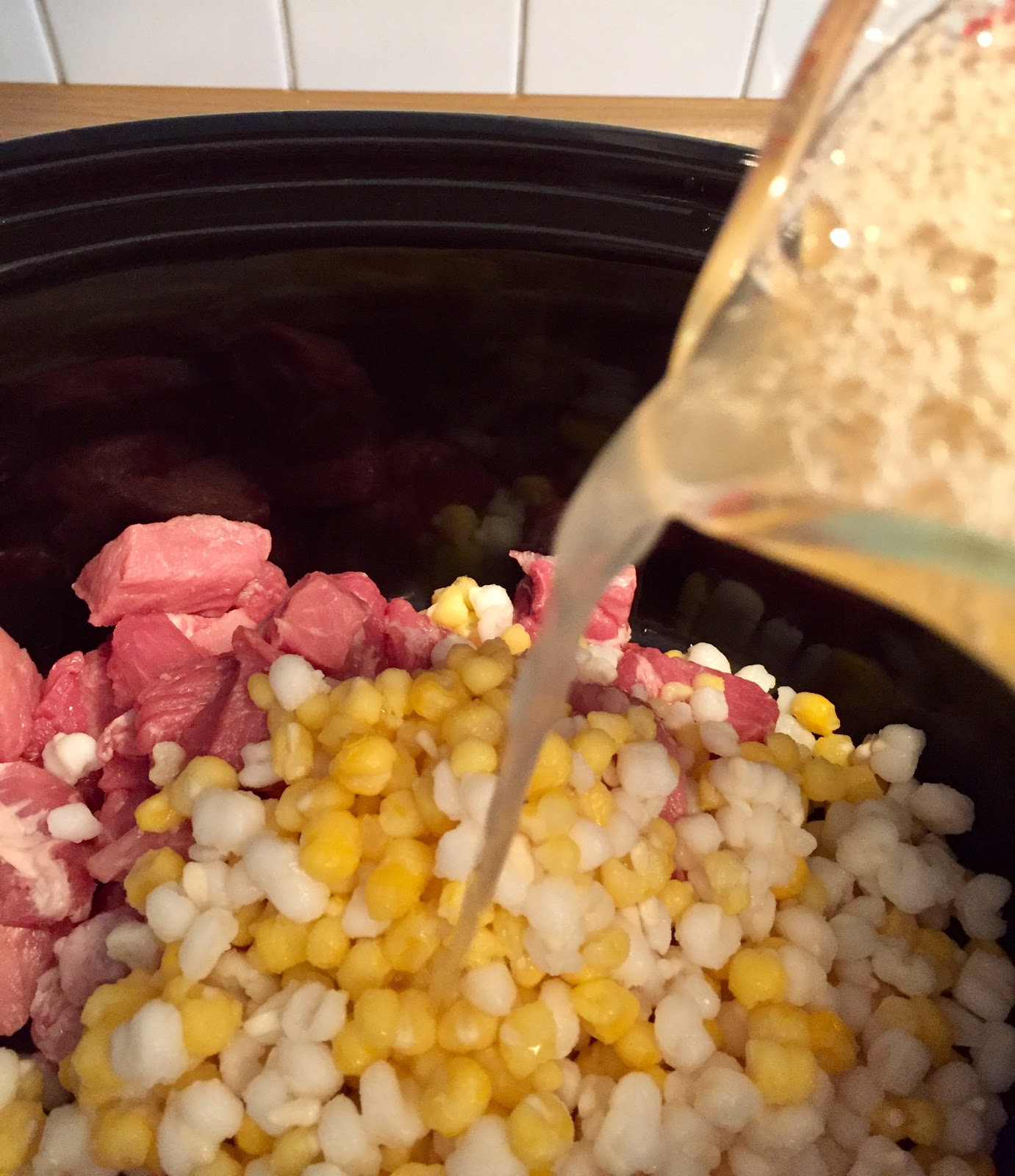 Katze in the Küche: Slow-Cooker Pork and Hominy Stew