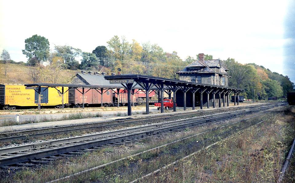 Vintage Railroad Pictures: Lehigh Valley at Rochester Junction - Greg ...