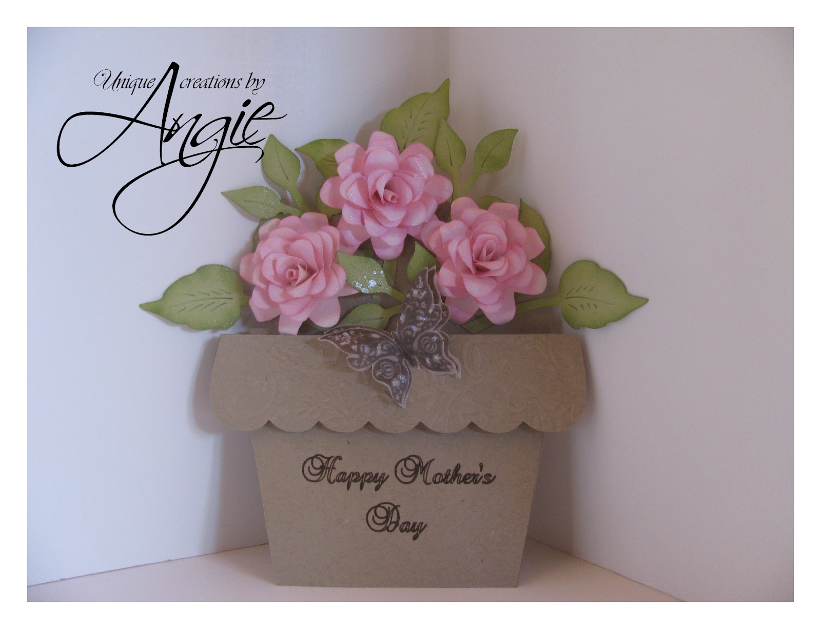SCRAPPIN MEMORIES: Mother's day Flower pot cards