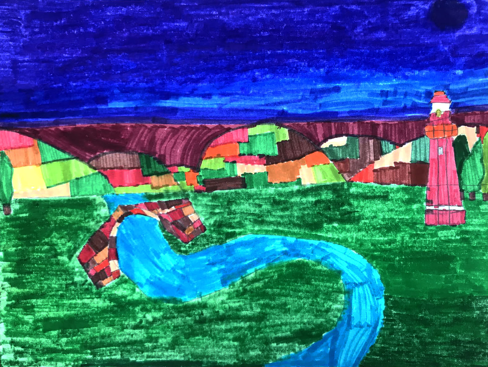 DAVID HOCKNEY INSPIRED LANDSCAPES