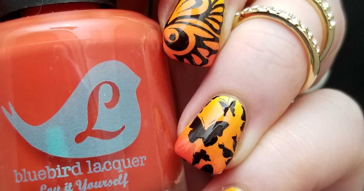 Let's Begin Nails: Digit-al Dozen: Throwback to Flutterby