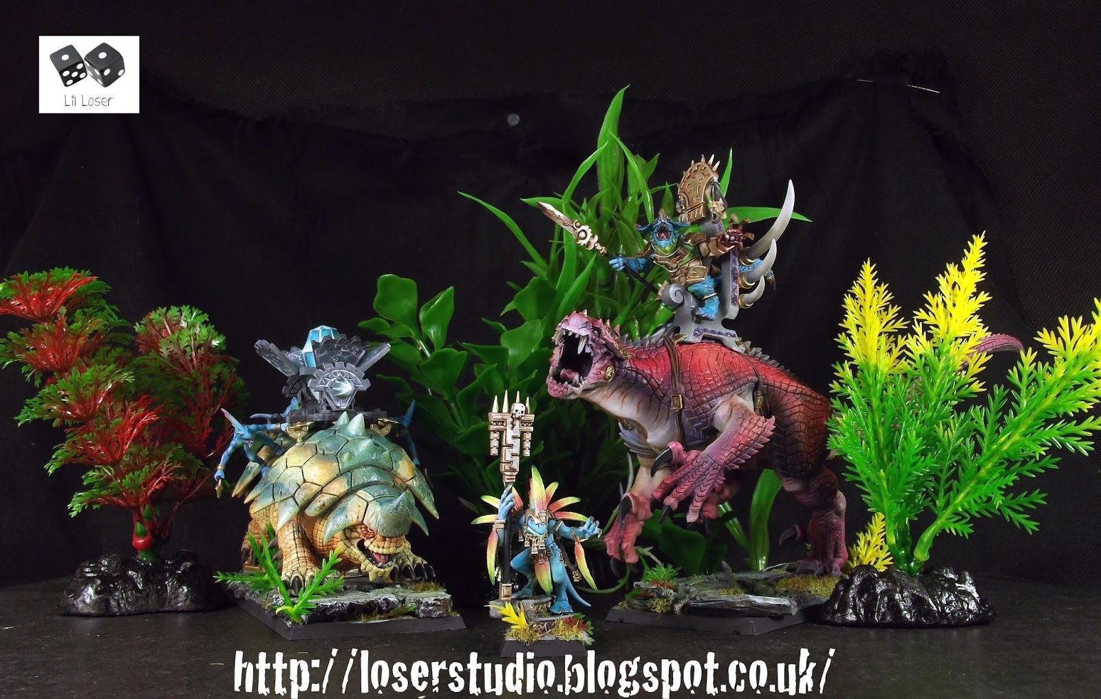 Welcome to the Jungle. New Lizardmen Bastiladon, Carnosaur and Skink ...