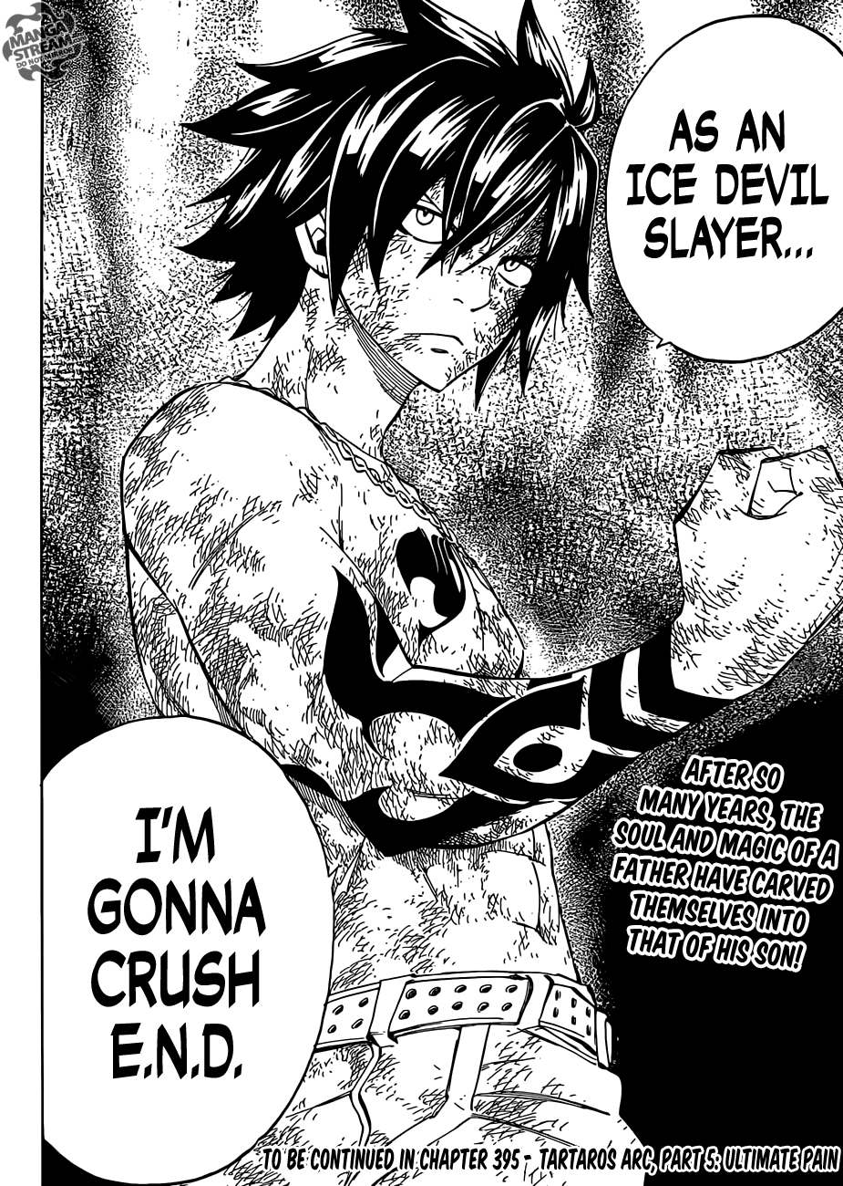: Fairy Tail 394 Gray is an Ice Devil Slayer now!!!!