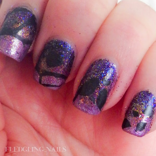 Fledgling Nails: Nail Art: MoYou London Challenge Day 5 - Shadows (Bird ...