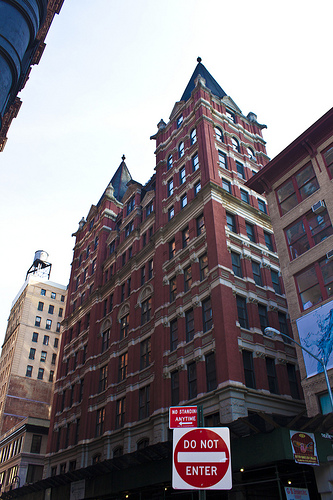 New York - History - Geschichte: Temple Court Building