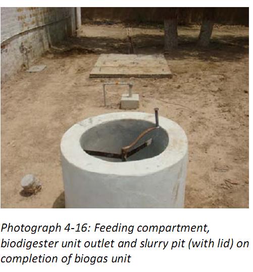 Construction of a Household Biogas Unit in Faisalabad Photos ~ Biogas ...