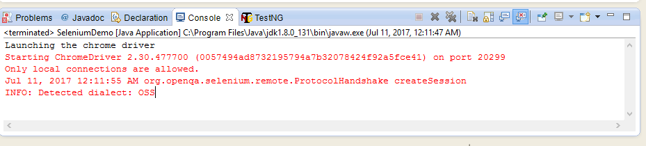 First Selenium Webdriver Script Using Chrome Driver | SKPTRICKS First Selenium Webdriver Script Using Chrome Driver | SKPTRICKS