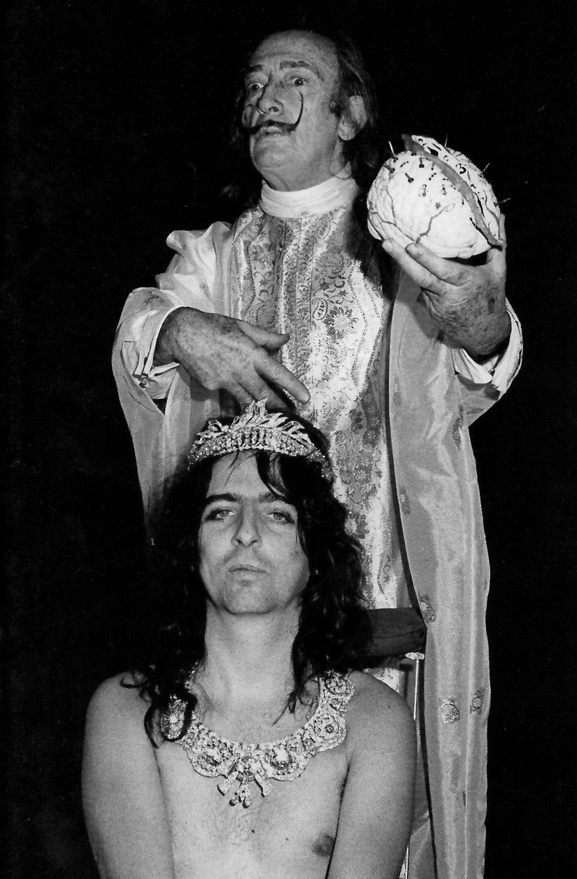 When Alice Cooper Met Salvador Dali in New York City, 1973 ~ vintage ...
