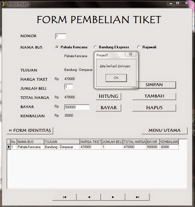 Contoh Program Delphi 7 Penjualan Tiket Bioskop Barisan Contoh Images