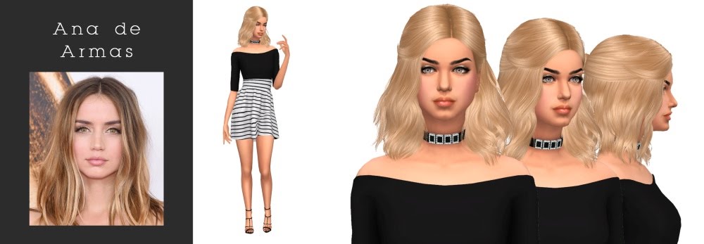 My Sims 4 CAS - Dwayne Johnson, Kevin Hart, Ana de Armas, Ed Sheeran ...