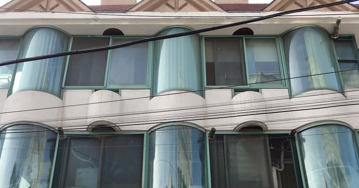 three different buildings in similar design