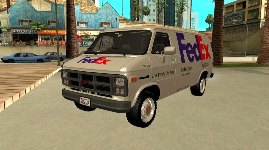POPO-SPOT: 【REL】 GMC G-1500 FedEx Cargo Van